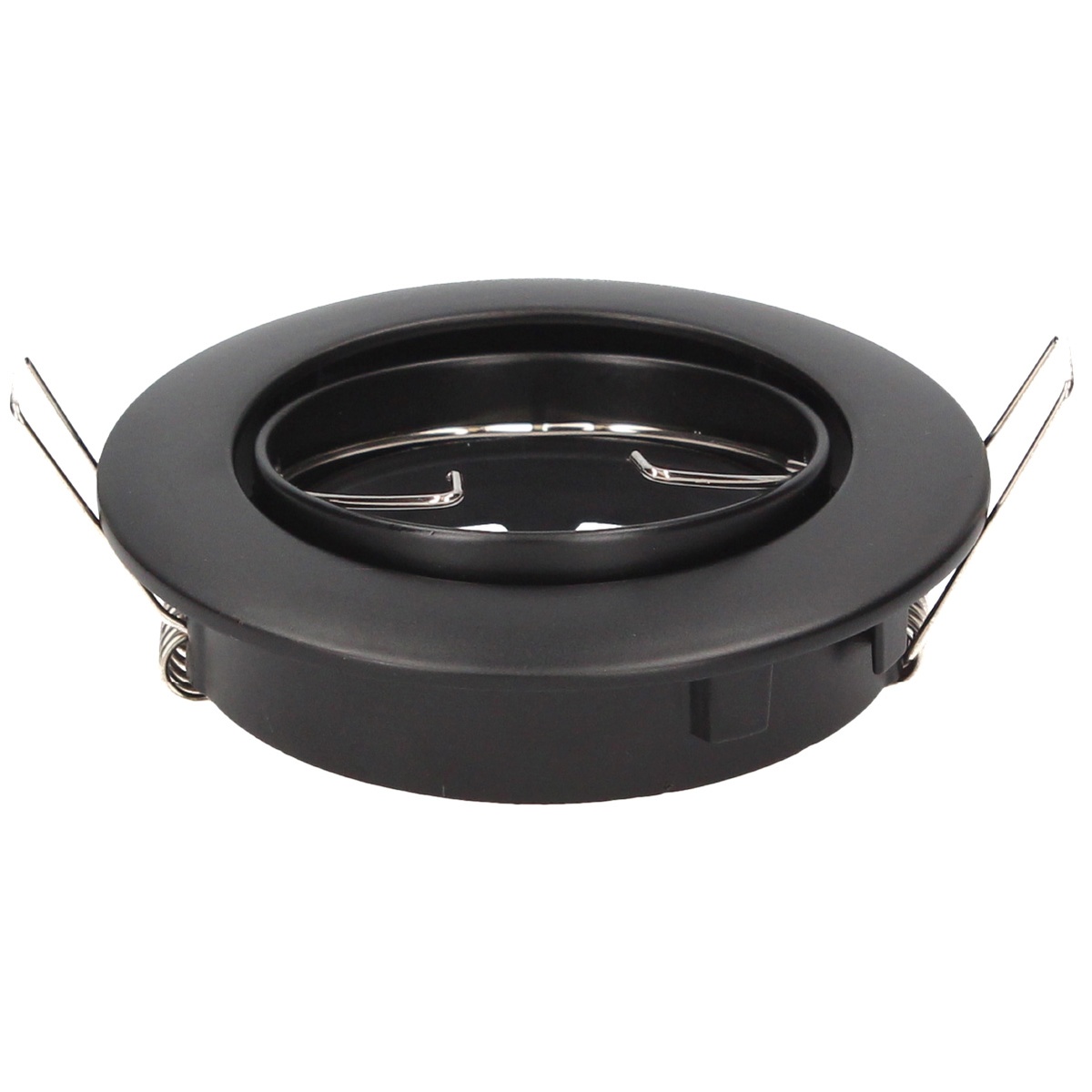 Mebrat Rounded Recessed Movable Fixture for Dichroich lamps Matt Black ...